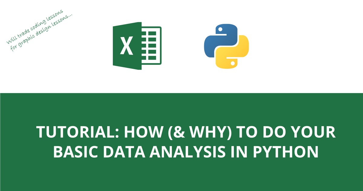 Leave Excel And Learn Data Analysis With Pandas Seo Example Dom Woodman